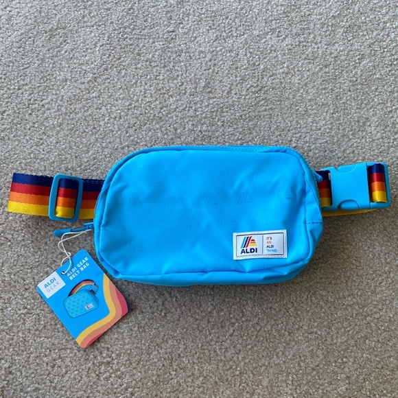Aldi | Bags | Aldi Gear Belt Bag Blue 224 Waist Pack Fanny Nwt Retro ...